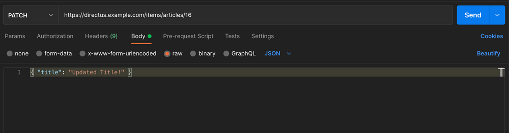 How to use the Directus REST API on your website