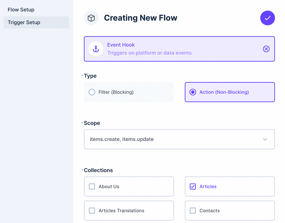 How to send a Notification in Directus