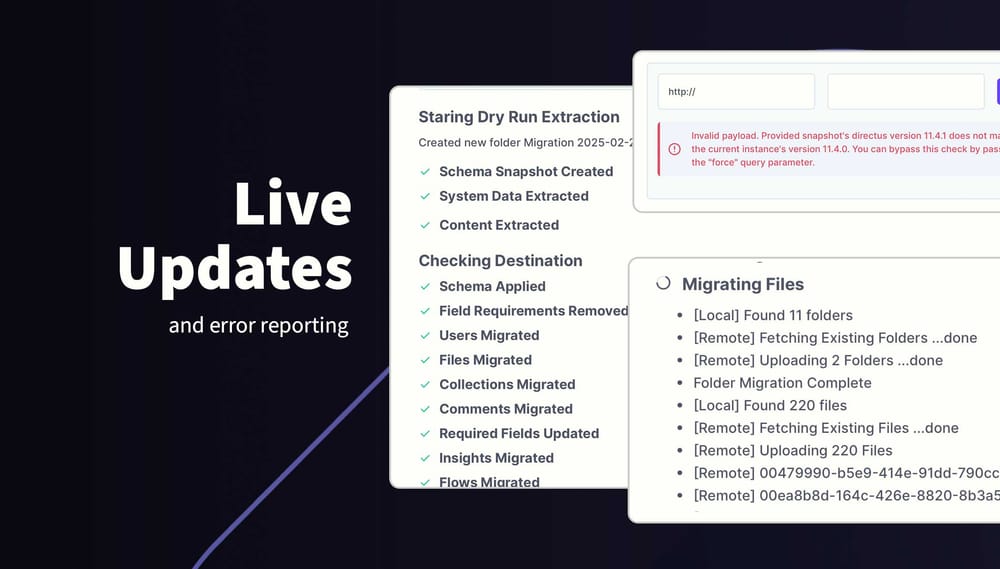 Directus Migration Module