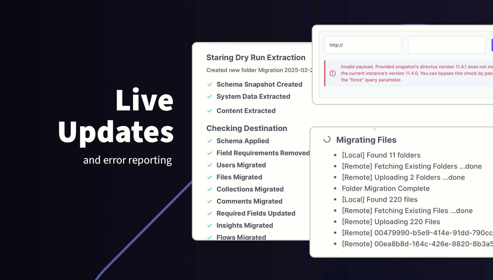Directus Migration Module